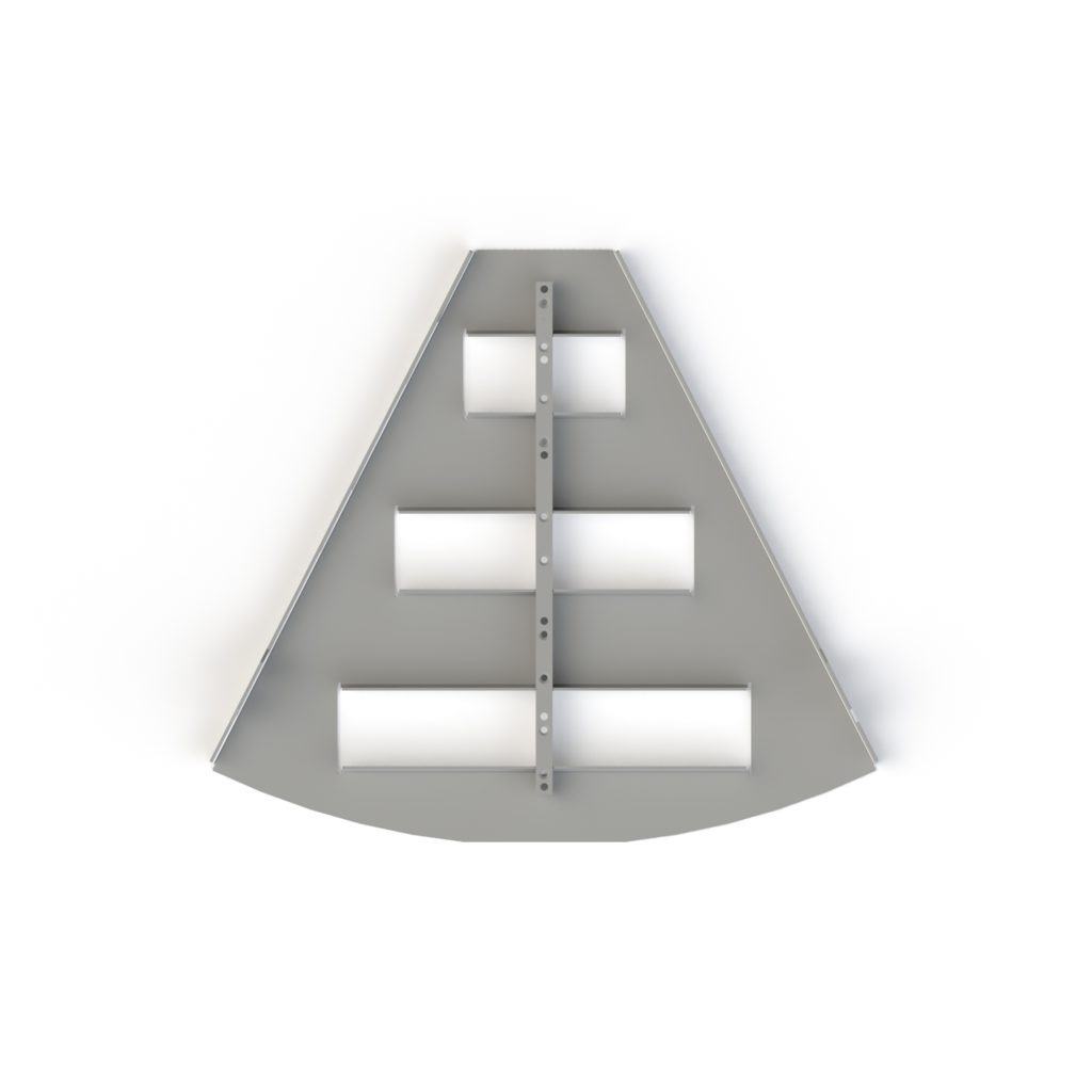 PAS59-6 - 59" Big Foot Pan Saver System - 6 blades